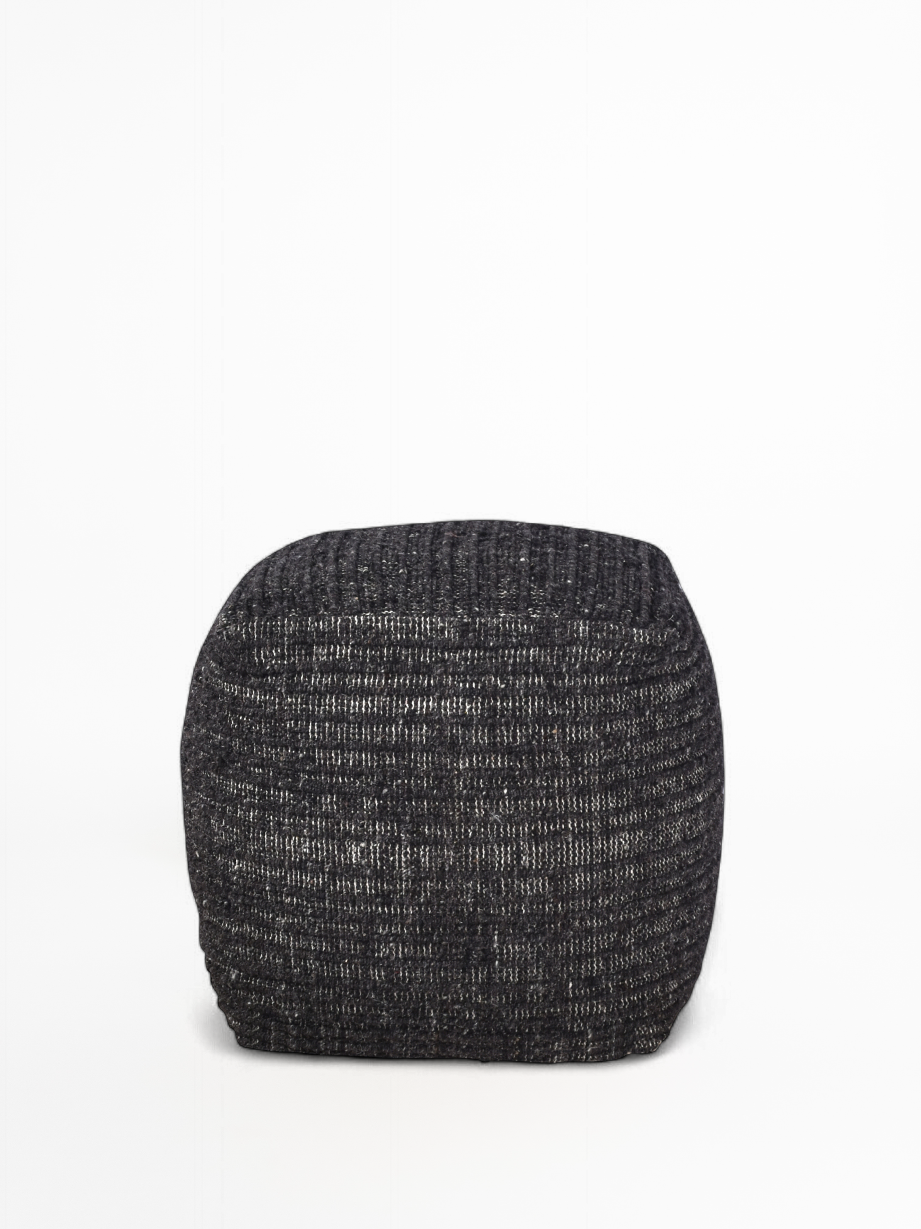 Wilcox-II Pouf Charcoal – harperhome